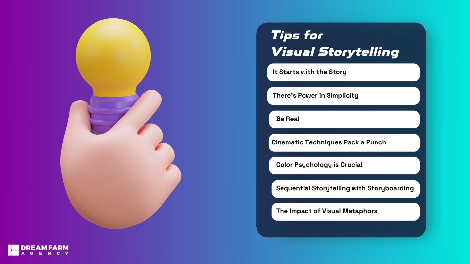 What Is Visual Storytelling? (Benefits + Elements + Tips) - Dream Farm ...